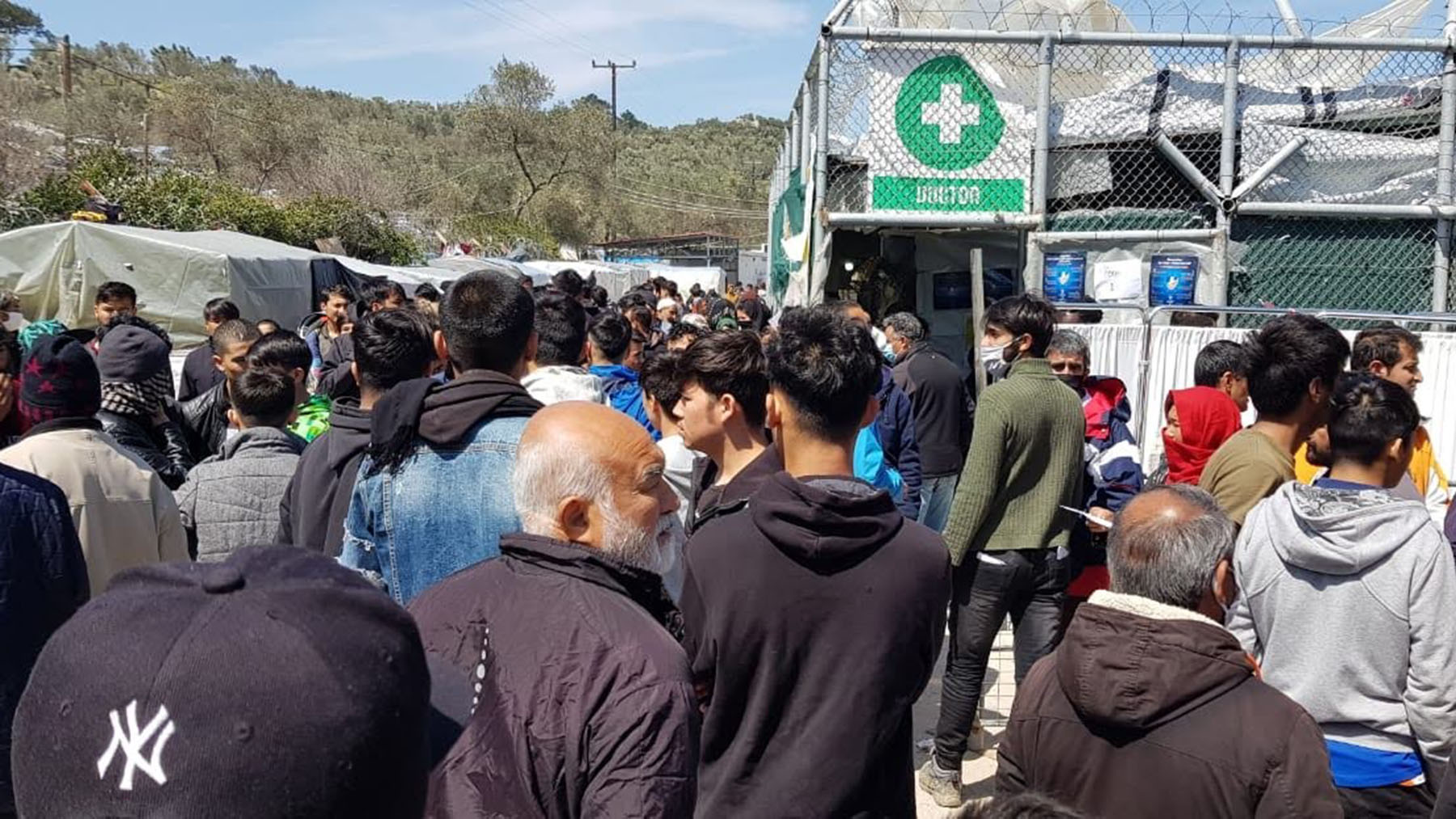 In an Overcrowded Greek Refugee Camp, Fighting Covid-19 Before it Arrives