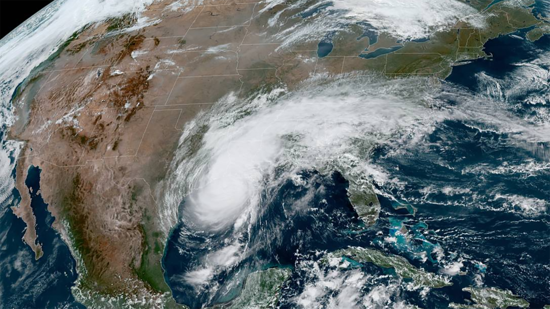 Hurricane Delta Advances Towards Already Battered Louisiana Coastline