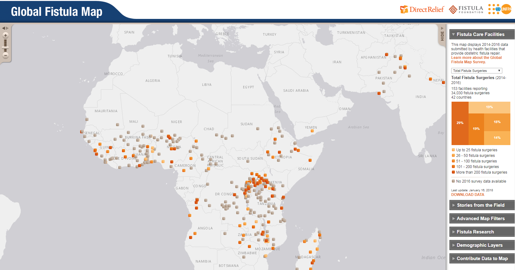 Launch of First Ever Global Fistula Map